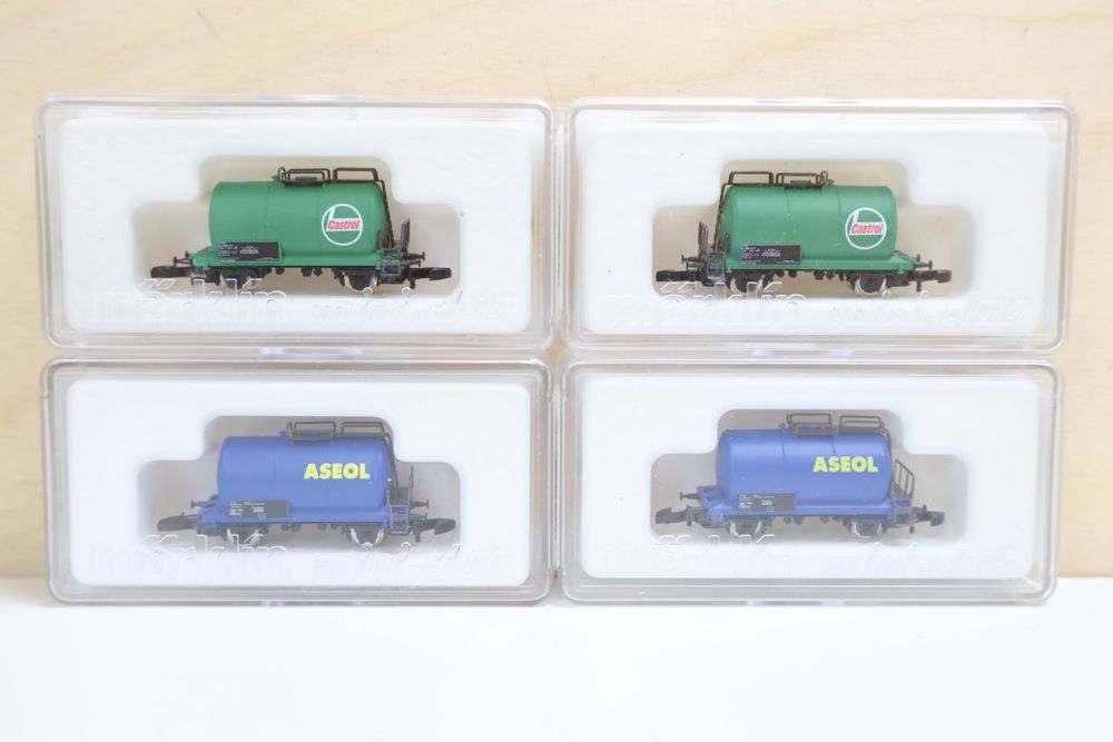 Märklin mini club 4 x SBB Kesselwagen 8612,906/7 Castrol (Gebraucht) in Winterthur für CHF 65 ...