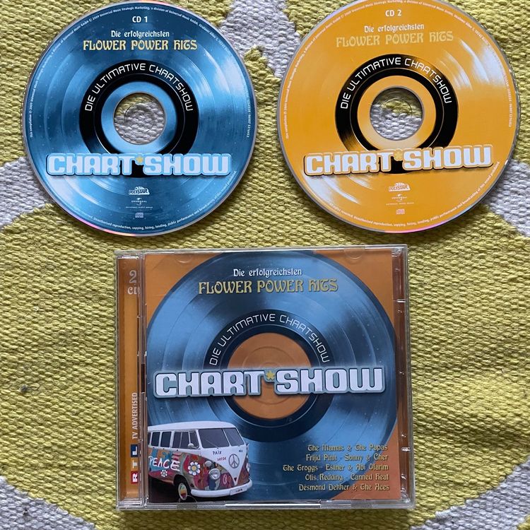 CHART SHOW-2CD 41 FLOWER POWER HITS (Gebraucht) in Rorschacherberg für CHF 4.9 – mit Lieferung ...