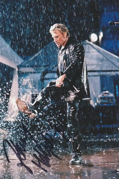 JOHNNY HALLYDAY / Autographe Original. | Kaufen auf Ricardo