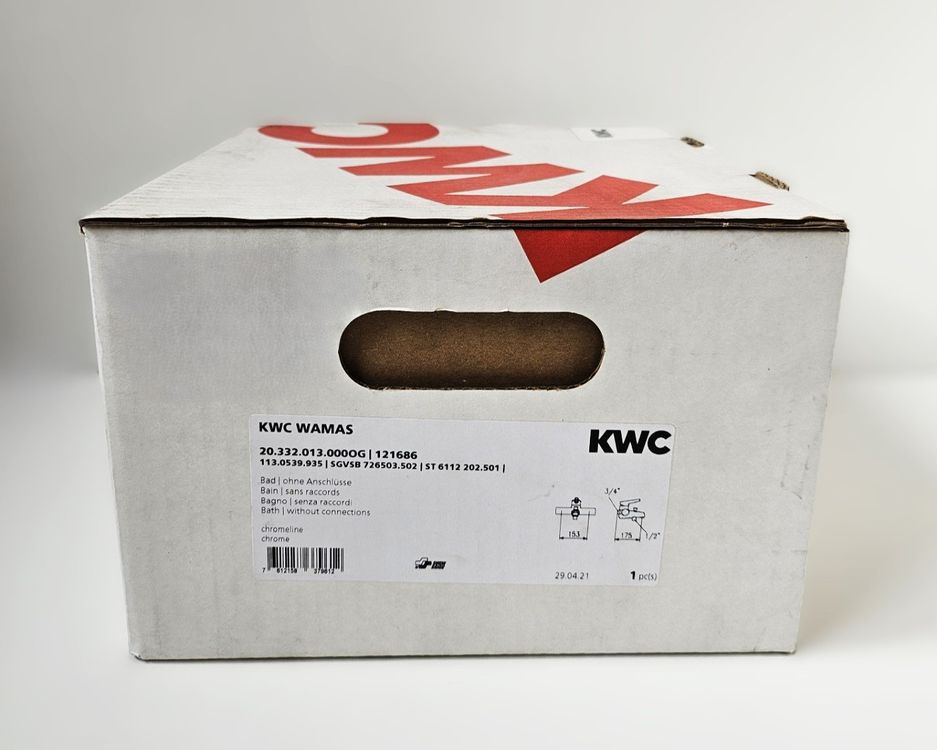 🎉1. AUGUST SALE -62%🎉KWC Wamas Badmischer Wanne/Bad (Neu und originalverpackt) in Haslen GL für ...