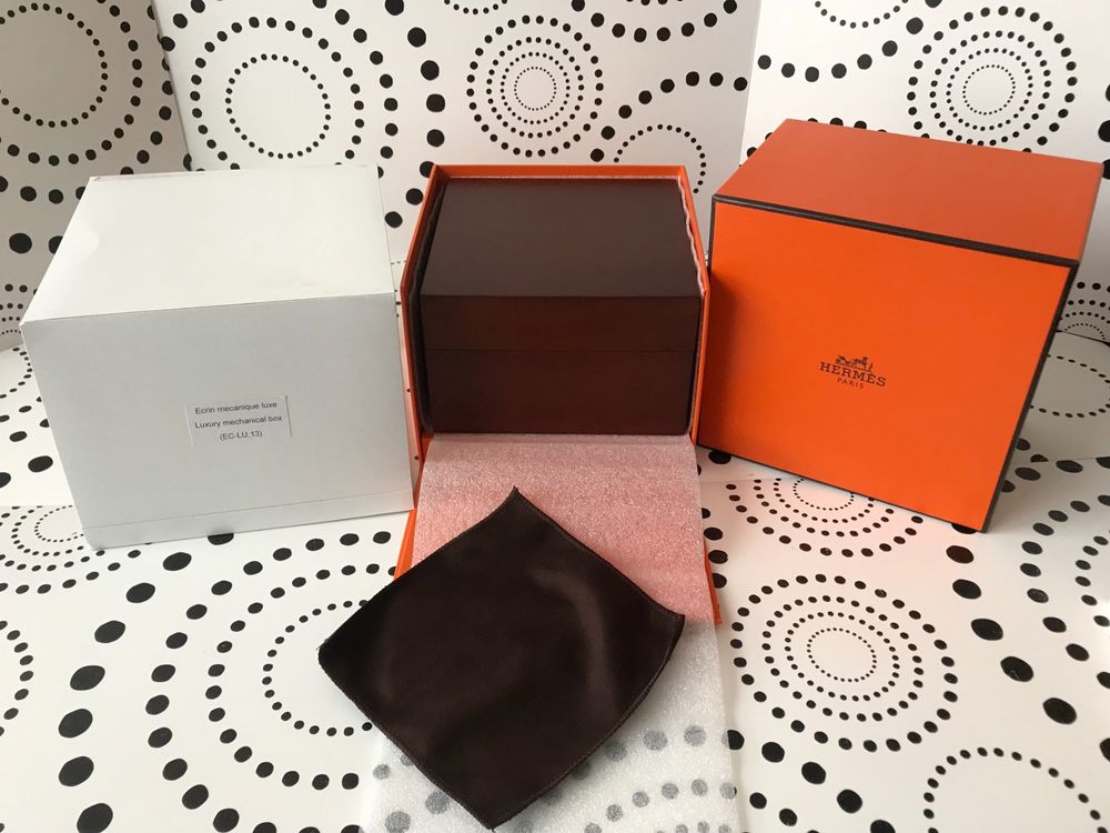 HERMES ORIGINAL - WATCH CASE BOX ECRIN SCHACHTEL - TOP !!! (Neu (gemäss ...