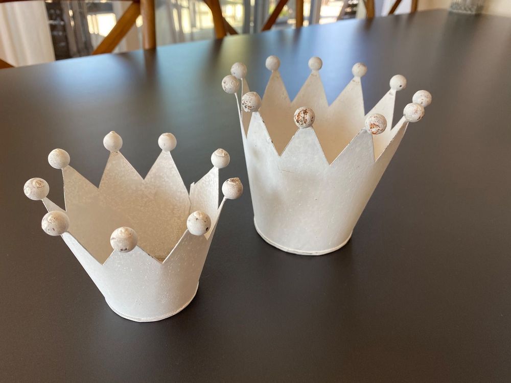 Deko Kronen weiss | Kaufen auf Ricardo