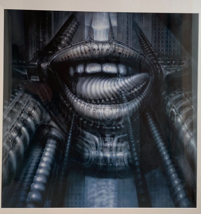 Grosse, signierte HR Giger Lithografie, original, ELP (Gebraucht) in ...