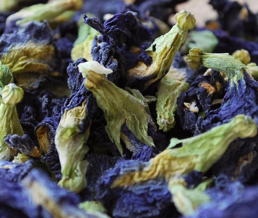 100g Bio Blue Chai Tee, Blautee, Clitoria Ternatea, Blüten | Kaufen auf ...