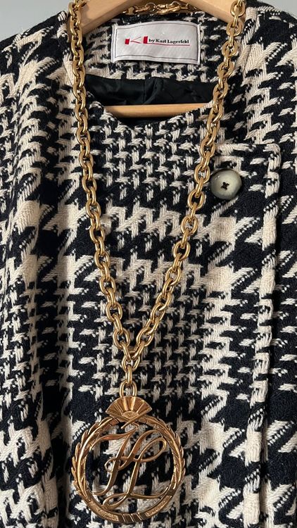 Karl Lagerfeld collier vintage plaqué or XL Rare (Gebraucht) in Nyon ...