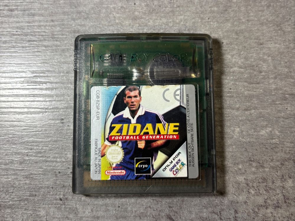 Zidane Football Generation | Game Boy Color (Defekt) in Wagen für CHF 1 ...