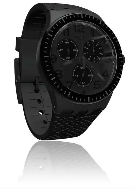 SWATCH PIEGE BLACK EFFICIENCY WATCH SUSB104 UHR CHRONOMETER | Acheter ...
