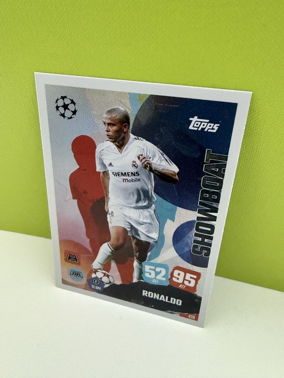 Topps Match Attax| Showboat | Ronaldo R9 | Real Madrid (Gebraucht) in ...