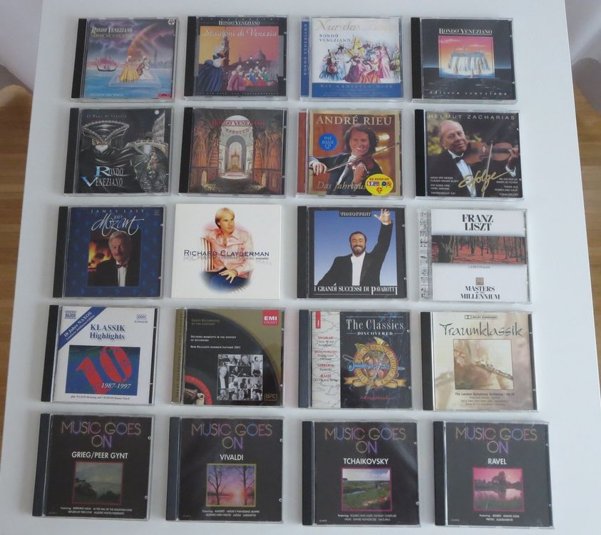 Set 9) Sammlung mit 20 CD's "klassische"- Musik ,Top-Zustand (Gebraucht ...
