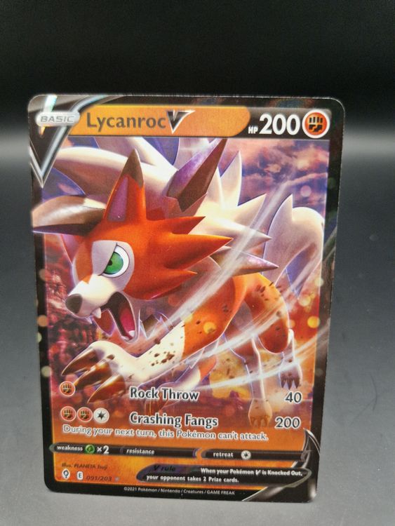 Lycanroc V EVS Eng 091/203 (Neu (gemäss Beschreibung)) in Rüti ZH für ...