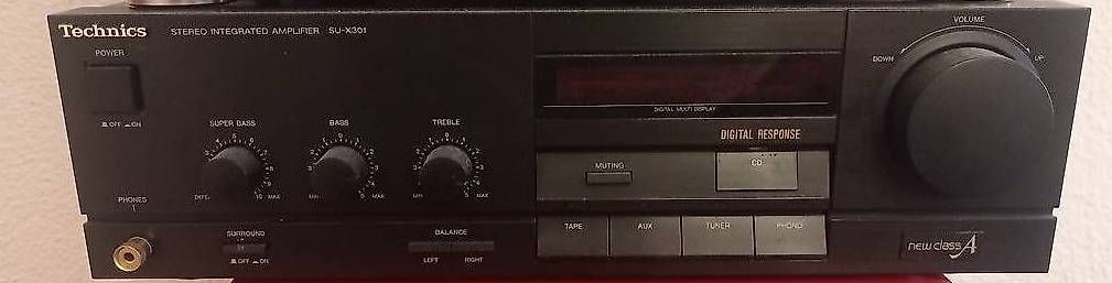 Technics SU-X301 CLASS A HI FI Stereo Verstärker 2x50 Watt (Gebraucht ...
