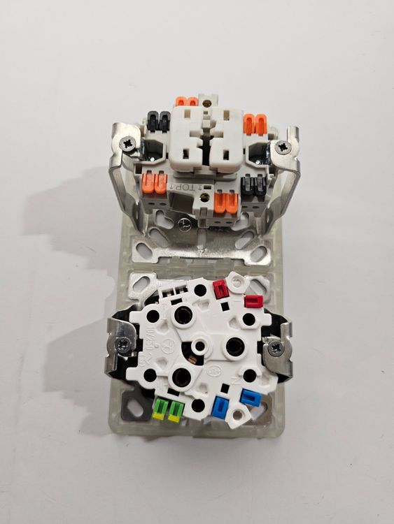 AP-Kombination Sch3+3/1L / 3xT13 Schwarz Feller EdizioDue | Kaufen auf Ricardo