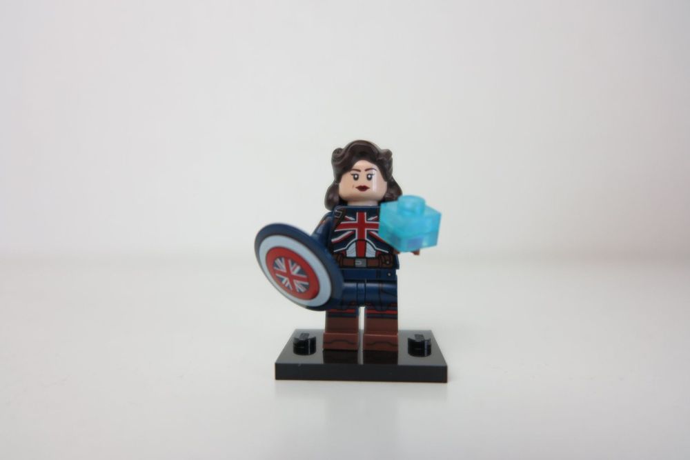 LEGO Minifigur Marvel CMF Peggy Carter as Captain Britain (Neu (gemäss ...