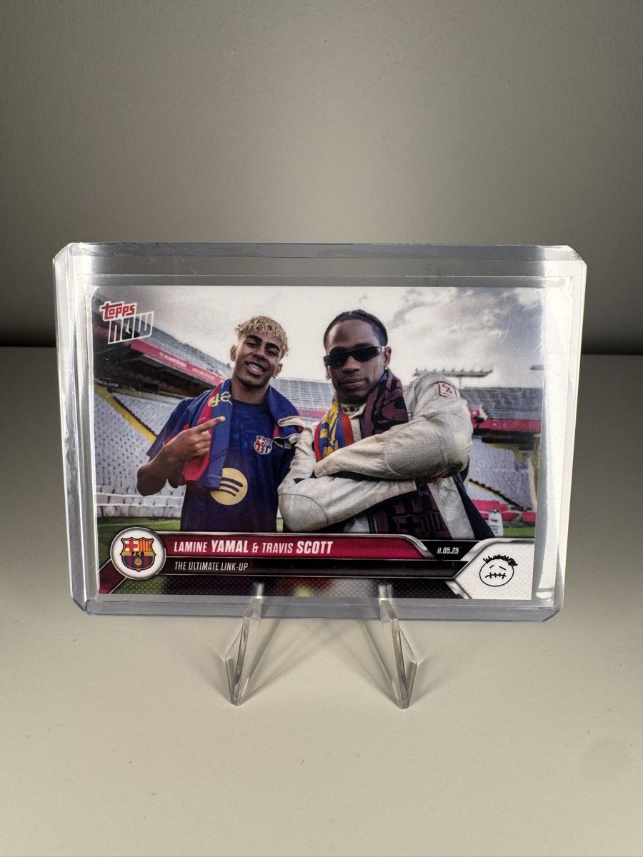 Travis Scott & Lamine Yamal 2025 FC Barcelona Topps NOW (Neu (gemäss ...
