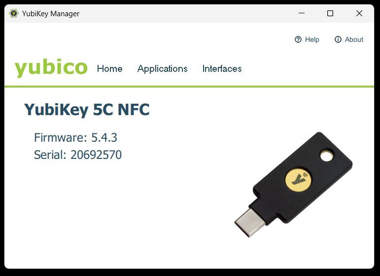 YubiKey 5C NFC Sicherheitsschlüssel – FIDO2 – USB-C & NFC (Gebraucht ...