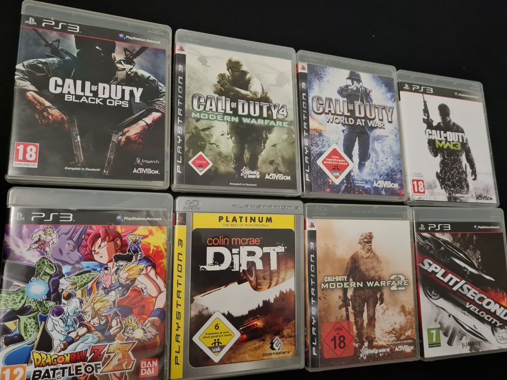 8 Games für PS3 (Gebraucht) in Dürnten für CHF 11 – mit Lieferung auf ...