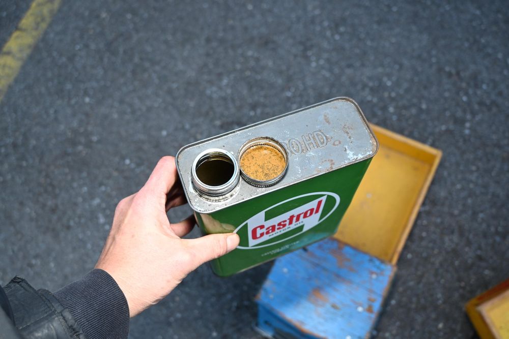 alter CASTROL motor oil London BLECHDOSE ölkanister | Kaufen auf Ricardo