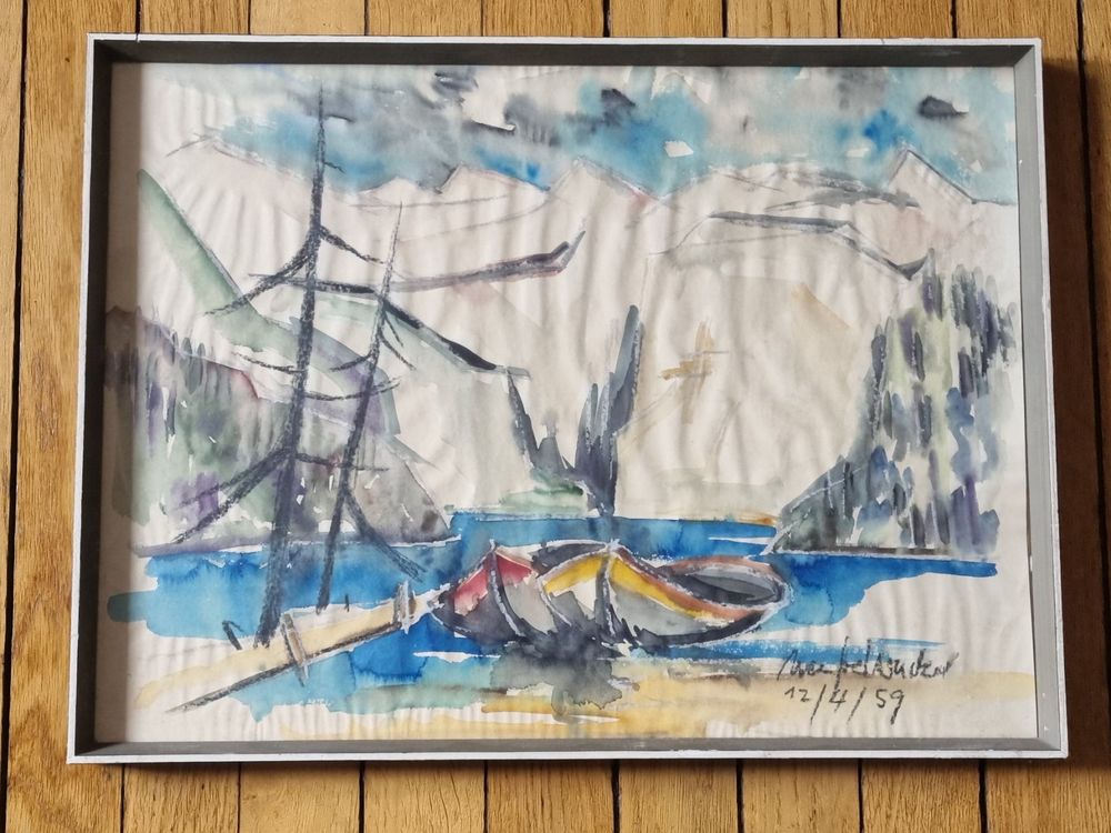 Aquarell Signiert (Gebraucht) in Schaffhausen für CHF 120 – mit Lieferung auf Ricardo kaufen