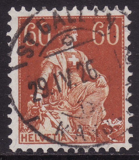 SBK-Nr. 140 (Helvetia mit Schwert, 1918) gestempelt | Kaufen auf Ricardo