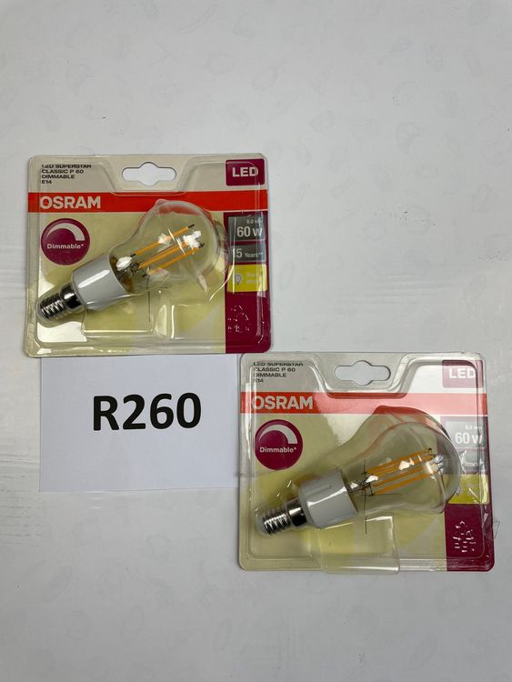 2x Glühbirne OSRAM - LED, 60W - Warm White (Neu und originalverpackt) in Wängi für CHF 4 – mit ...