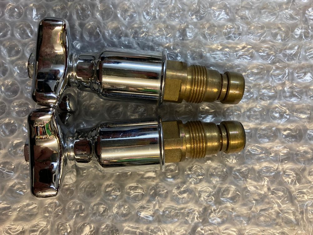 Oederlin Hahnenoberteile mit Griffe "klein" - 1950er Jahre (Neu (gemäss ...