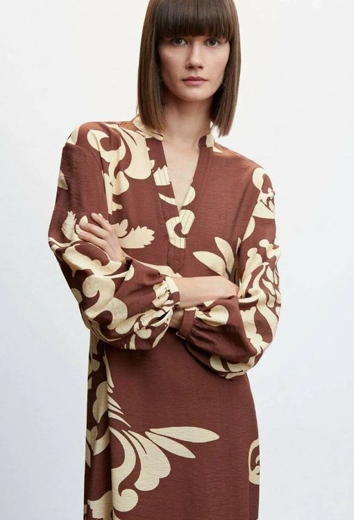 MANGO Maxikleid Kleid Midikleid Viskose Boho Gr. 38-40 NEU | Kaufen auf Ricardo