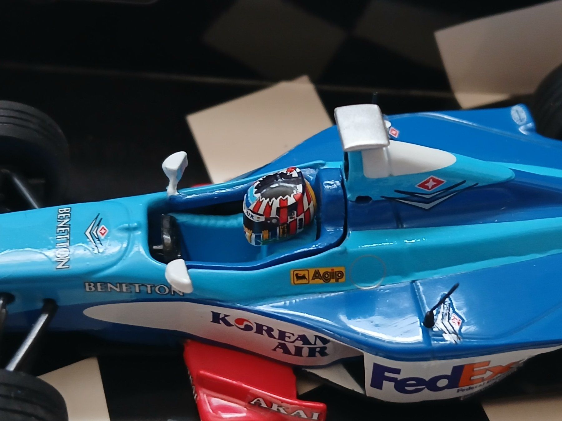 Minichamps 1:43 Benetton B198 GP Silverstone 1998 (Wurz) (Neu und ...