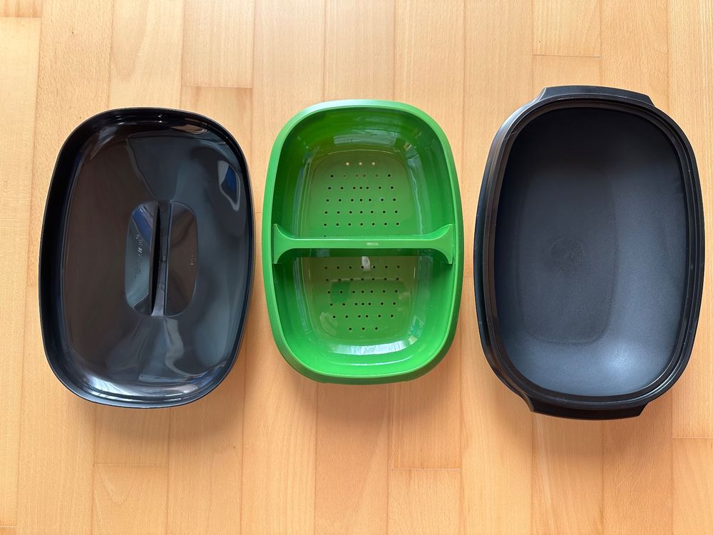 Tupperware Box mit unterteilbarem Sieb (Neu (gemäss Beschreibung)) in ...