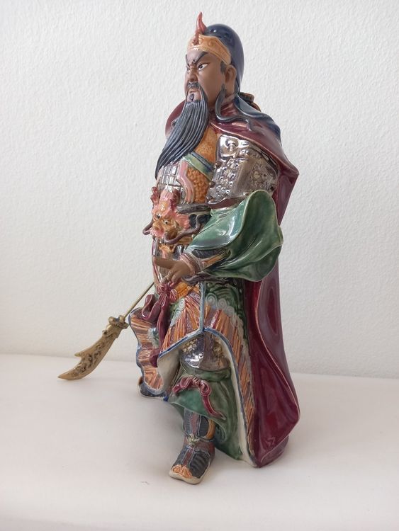2tes mal in Auktion, daher ab 1Fr. GUAN YU Porzellanskulptur | Kaufen ...