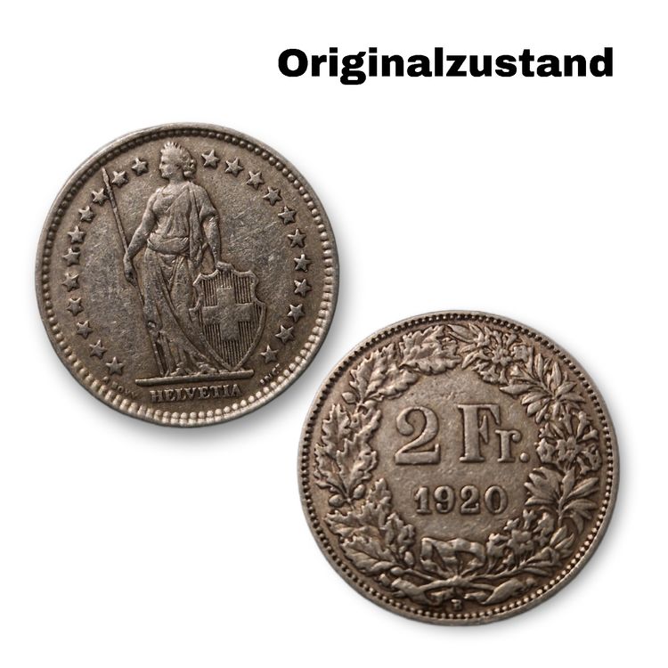 2 Franken 1920 - Zwei Schweizerfranken Jahrgang 1920 (VZ) | Kaufen auf Ricardo
