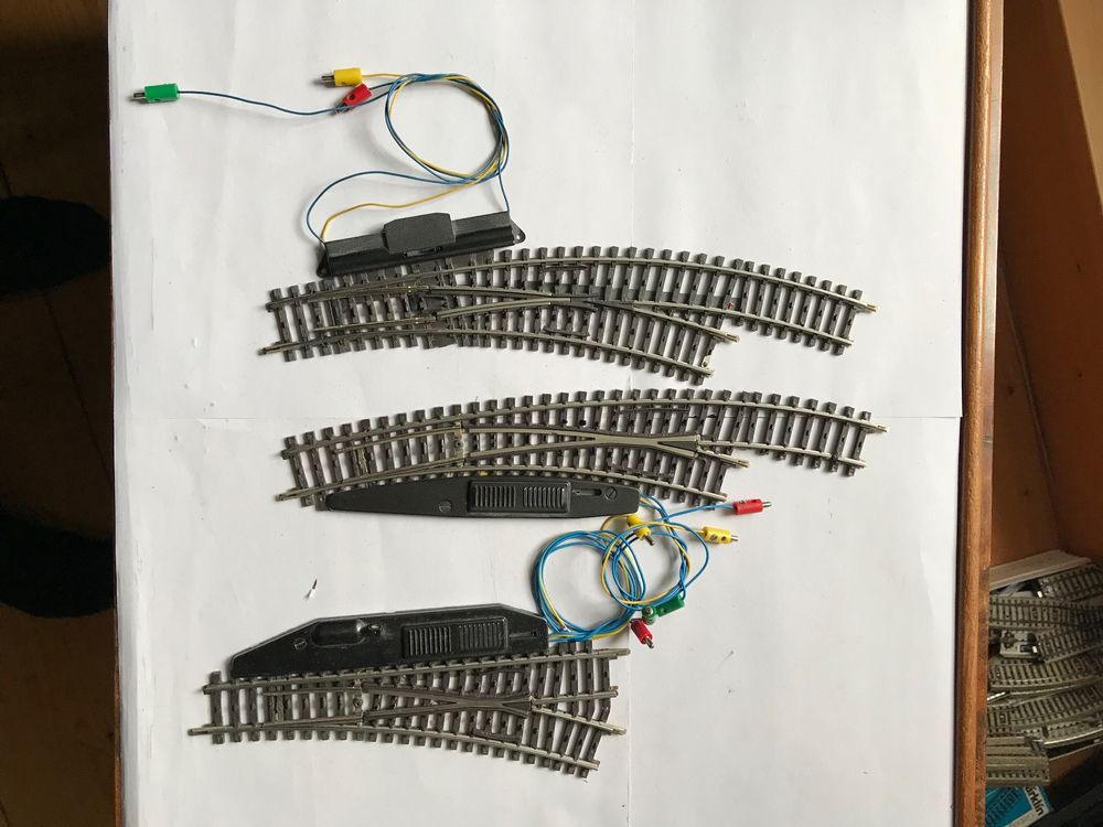 märklin 2267, bogenweichenpaar, 2262, linksweiche (Gebraucht) in ...