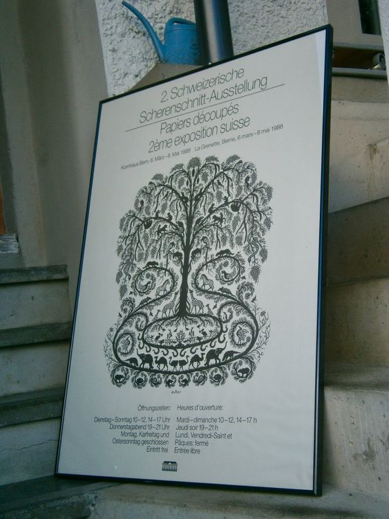 Plakat 2. Scherenschnitt-Ausstellung Bern | Kaufen auf Ricardo