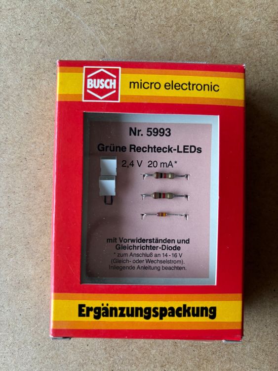 Busch 5993 Rechteck Leds Grün (Neu und originalverpackt) in Hauterive ...