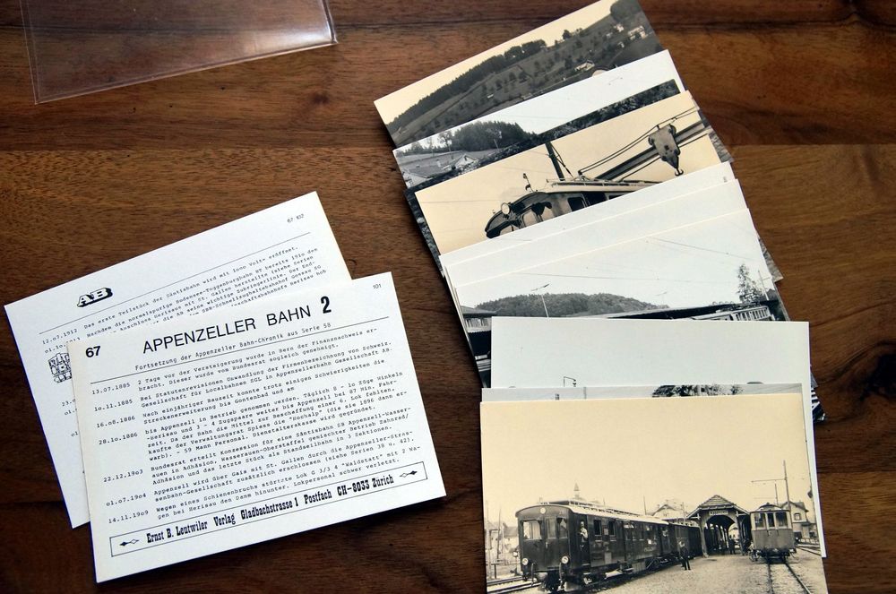 67 Appenzeller Bahn 2 - Ernst B. Leutwiler - AK-Serie (Gebraucht) in Schönenwerd für CHF 17 ...