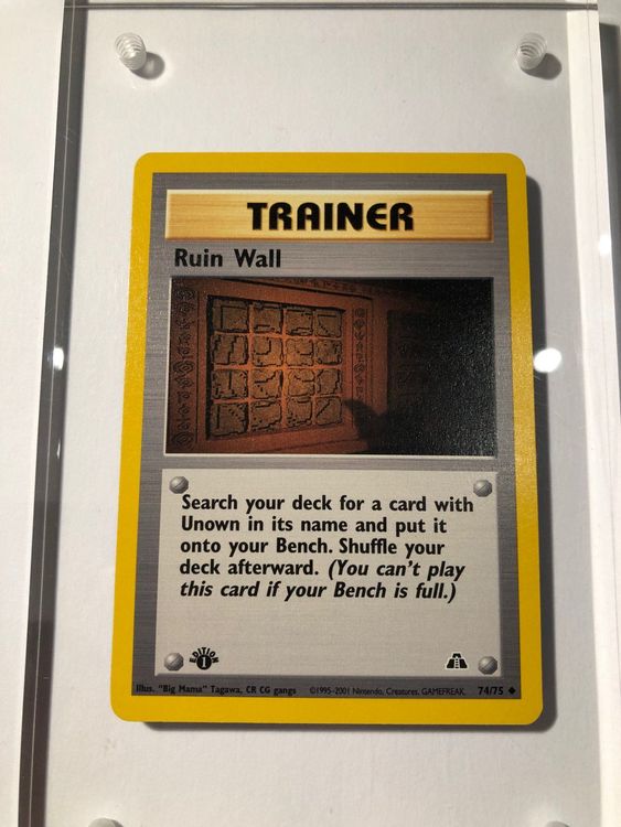 Ruin Wall 1st, Neo Discovery - MINT - ab 1.- (Gebraucht) in Giubiasco ...