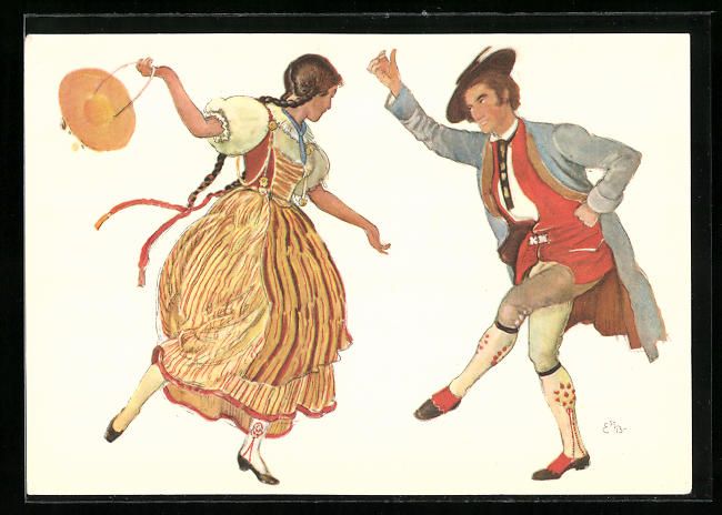 sign. E. Biéler: Vevey, Fete des Vigner | Kaufen auf Ricardo