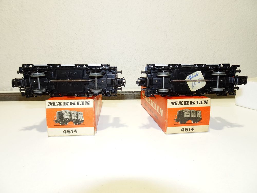 2 Märklin Güterwagen Behälterwagen HO 4614 (Gebraucht) in Luzern für ...