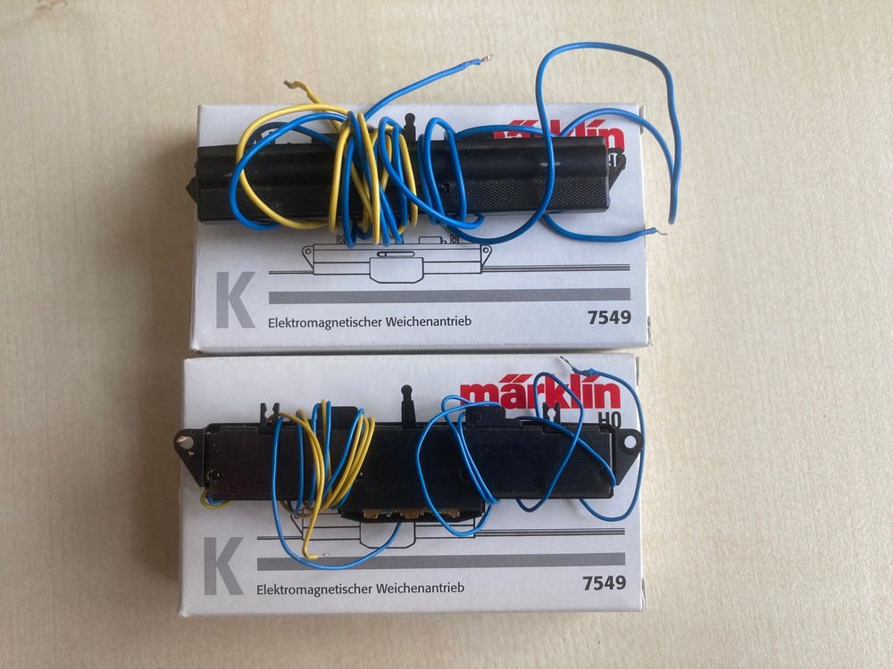 Märklin 7549 - Elektromagnetischer Weichenantrieb (2 Stück) | Kaufen auf Ricardo