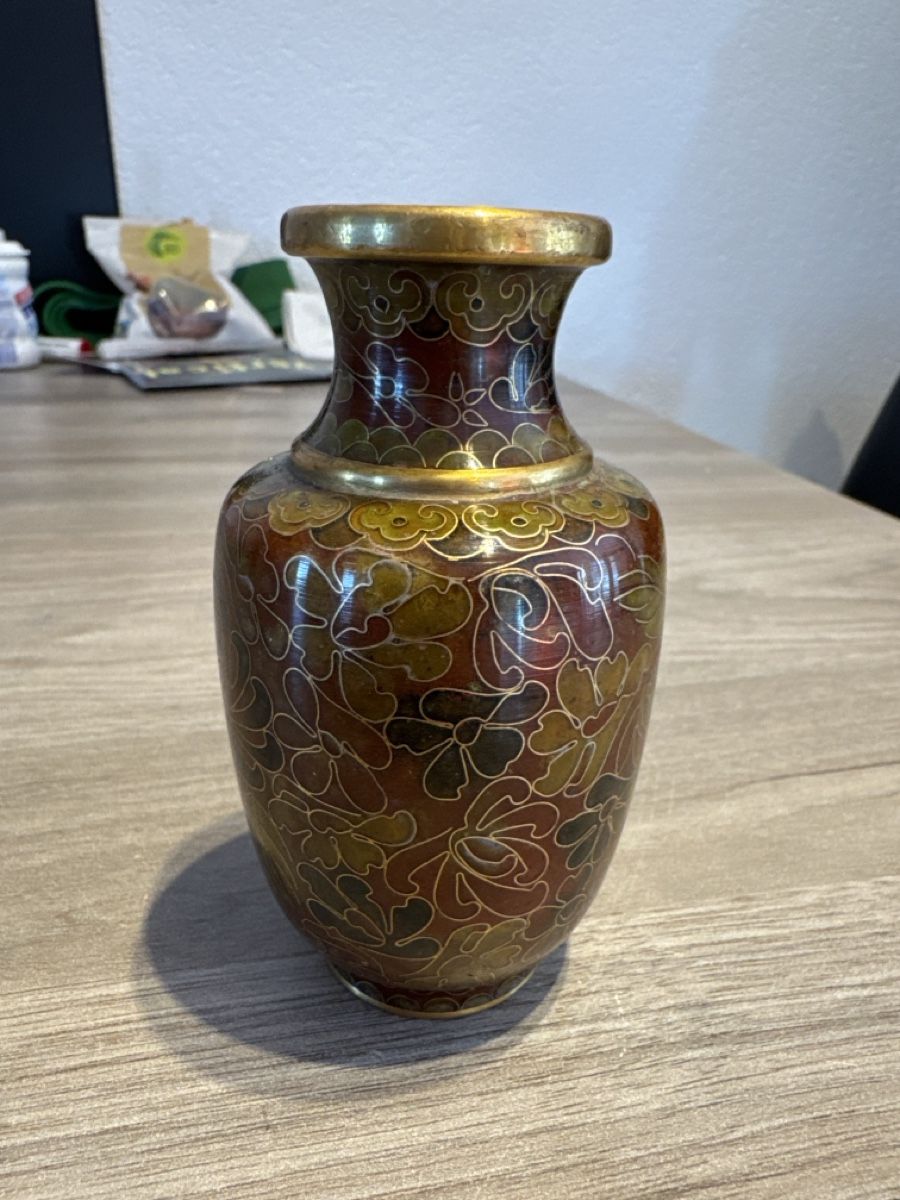 Vase Chinoise Cloisonnée Vintage - JINGFA (D'occasion) à Pâquier ...
