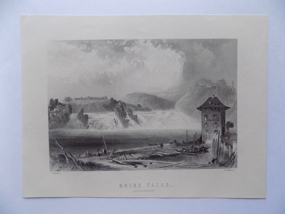 Rhine Falls Schaffhausen Kupferstich von Foster (Gebraucht) in Risch für CHF 35 – mit Lieferung ...