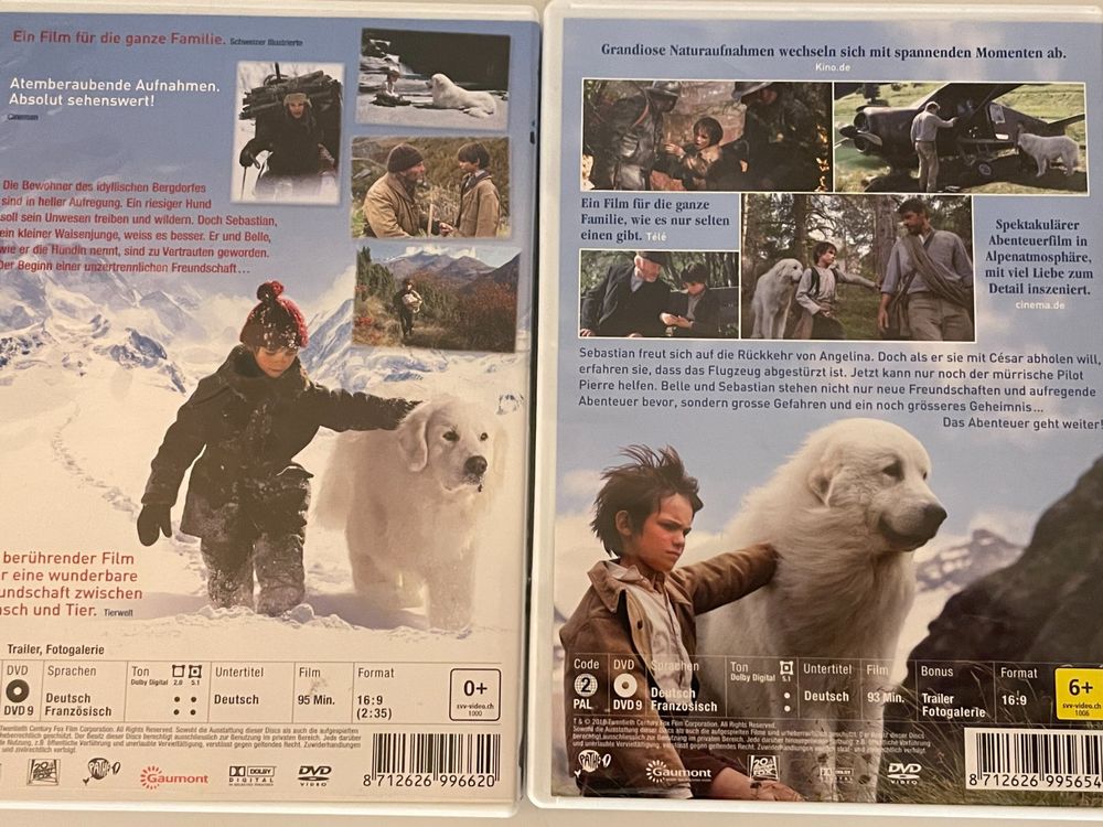 Belle Und Sebastian - 3 Filme Hund Berge Heidi (Gebraucht) in Männedorf ...