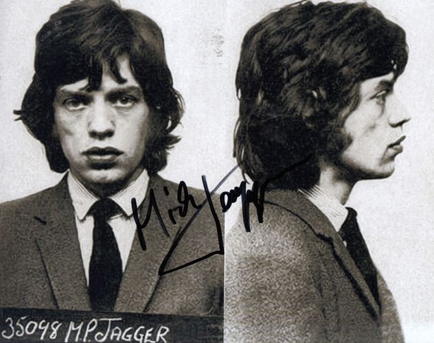 Mick Jagger (Rolling Stones) - orig. sign. Grossfoto | Kaufen auf Ricardo