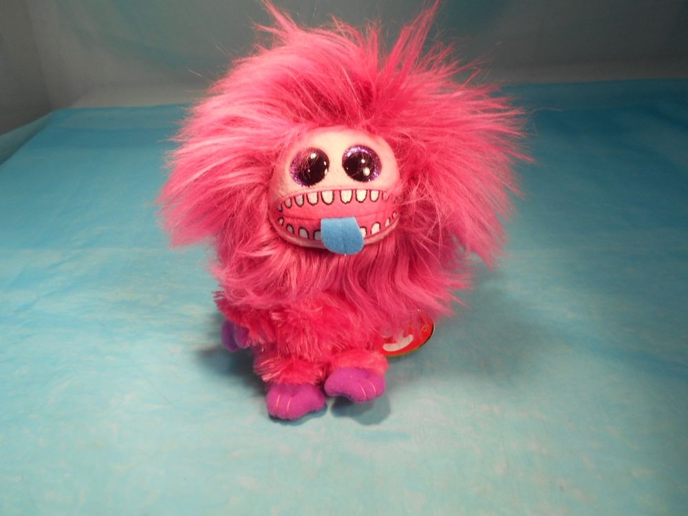 Ty Monster in pink, fabrikneu, Plüsch, L: Ca. 18cm (Neu (gemäss ...