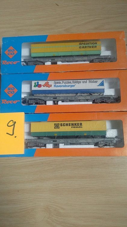 Güterwagen Container Roco H0 (Gebraucht) in Uster für CHF 52 – mit ...