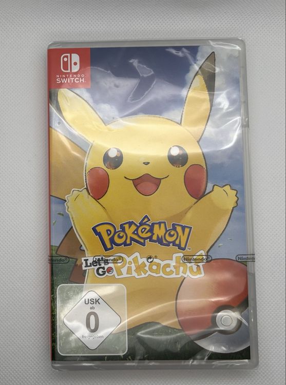 Pokemon Lets Go Pikachu - Nintendo Switch - ungeöffnet (Neu und ...
