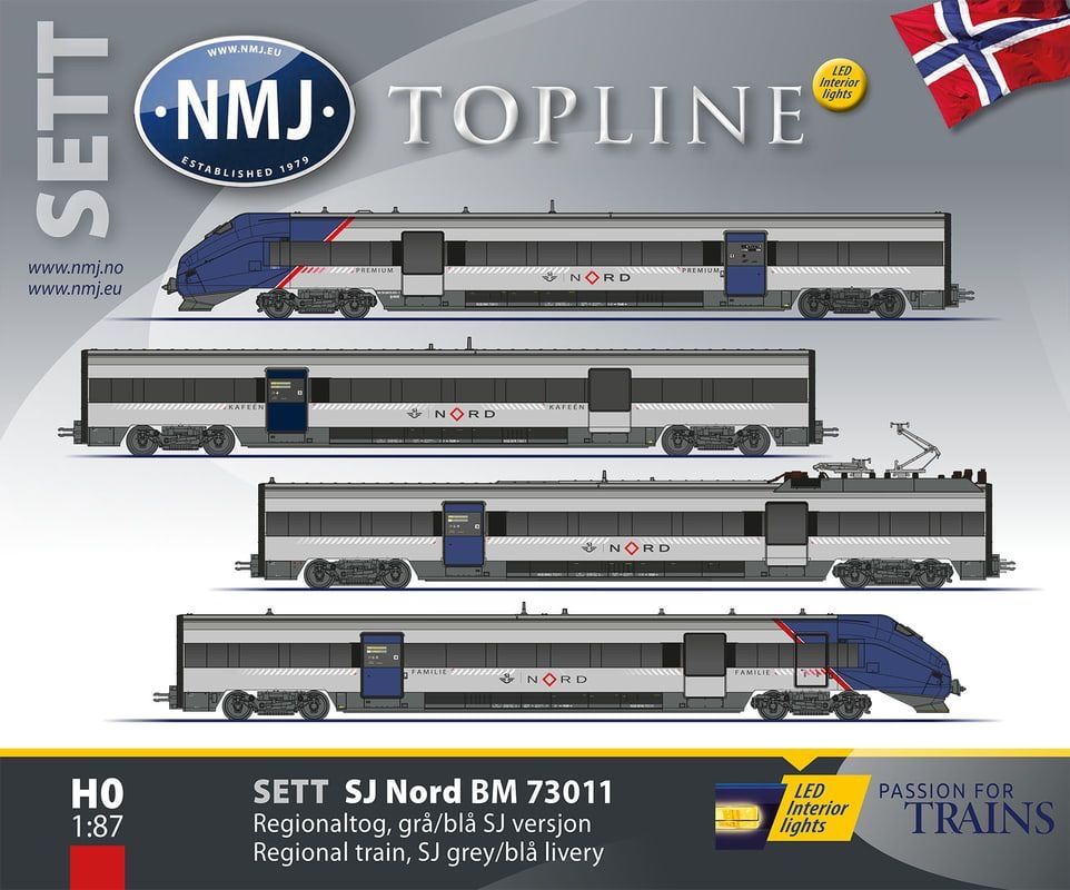 NMJ Topline SJ NORD BM73 011, DCC Sound+Innenbeleuchtung (Neu und ...