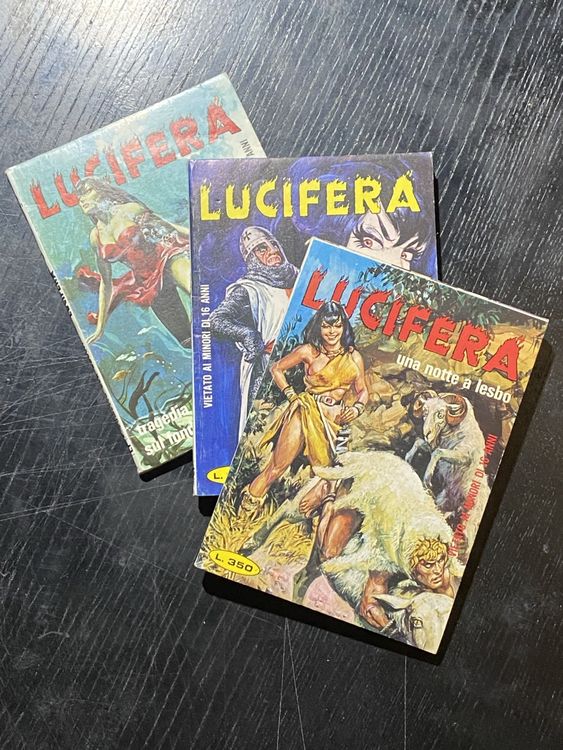 3 Vintage Comic Konvolut "LUCIFERA" (Erotik) in Italiano (Gebraucht) in Zuerich für CHF 12 – mit ...