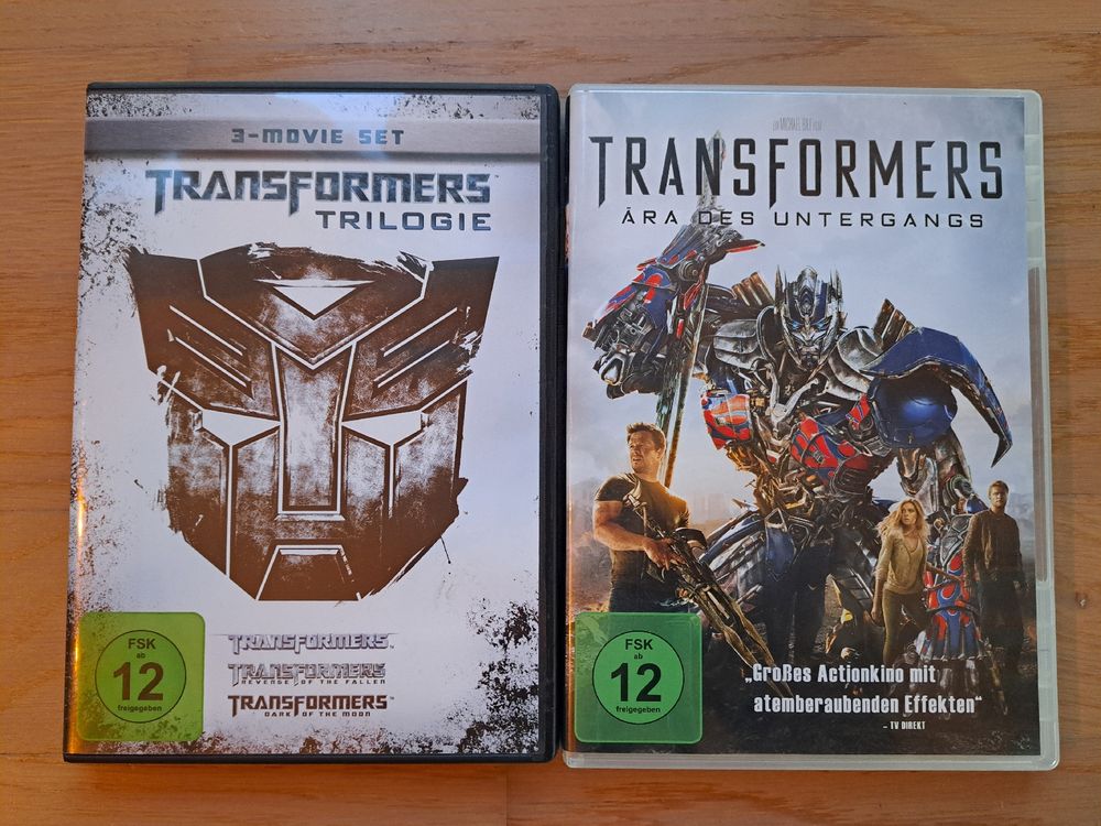 4 Transformers DVDs, Action & Sci-Fi (Gebraucht) in Winterthur für CHF ...