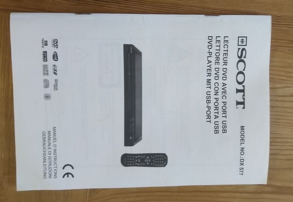 DVD Player Scott DX 577 (Gebraucht) in Riehen für CHF 10 – nur Abholung ...