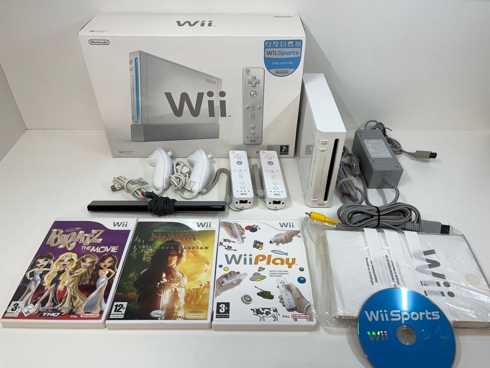 Nintendo Wii Bundle + 4 Games, gebraucht | Kaufen auf Ricardo